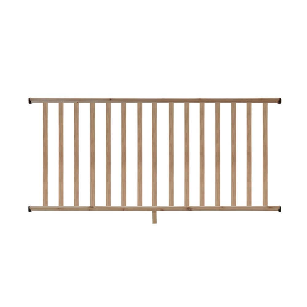 ProWood 6 ft. Cedar Moulded Rail Kit with SE Balusters – PROARB