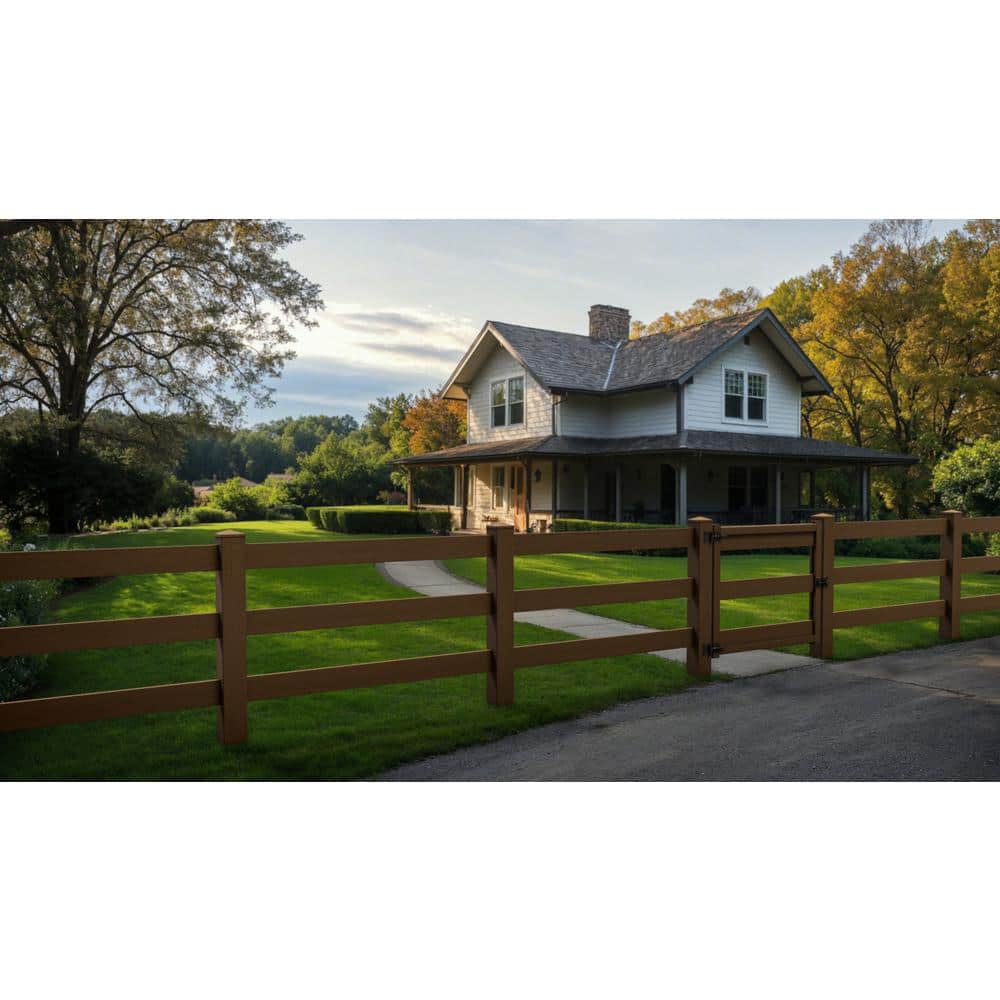 Natures Composites Composite 3-Rail Start/End Post with Post Cap for T ...