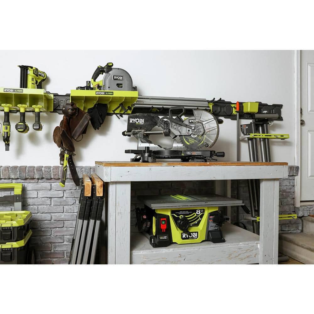 RYOBI ONE+ HP 18V Brushless Cordless 10 in. Sliding Compound Miter Saw ...