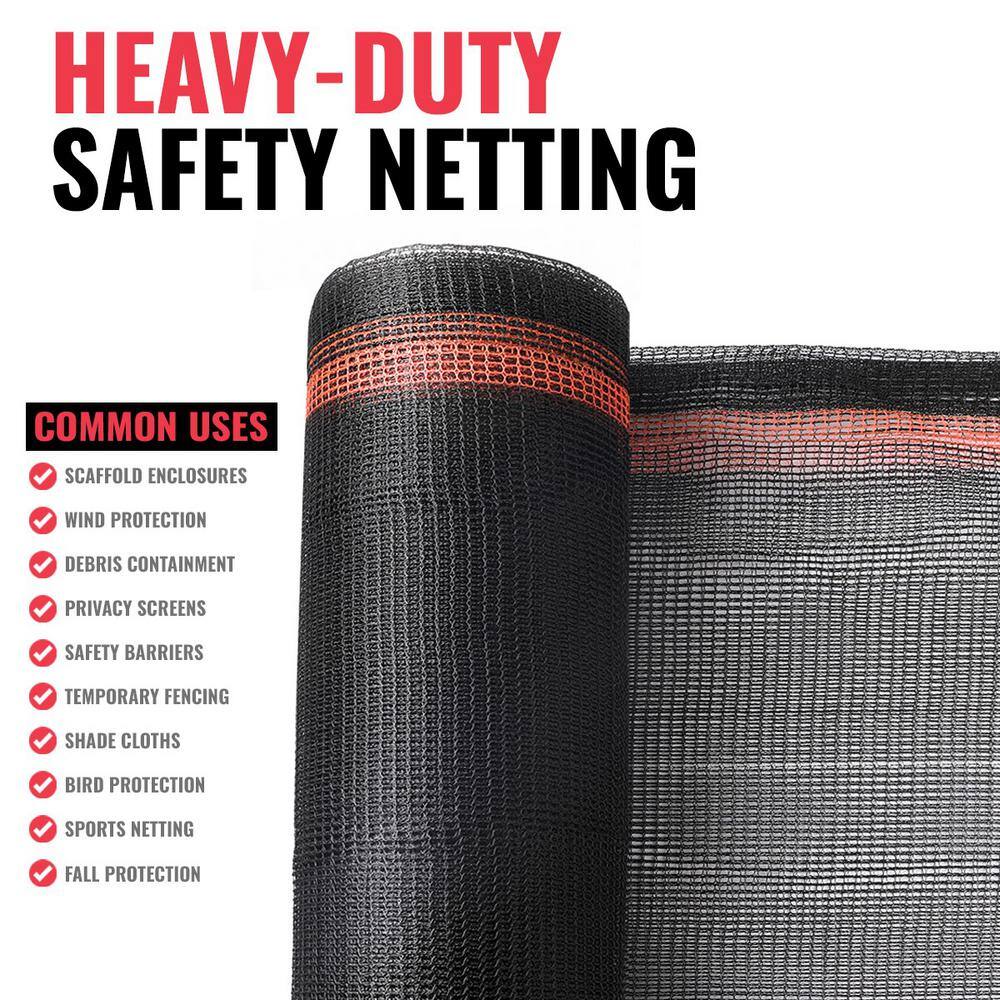 SEALTECH Black-5 ft. X 200 ft. Debris Netting Rolls - Fire Retardant,1 – PROARB