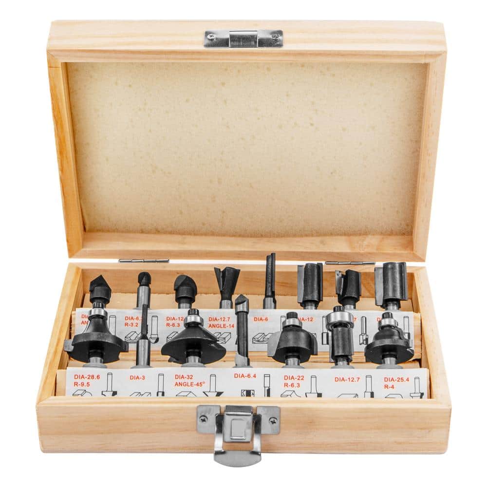 Stark Carbide Starter Router Bit Set (15-Piece) – PROARB
