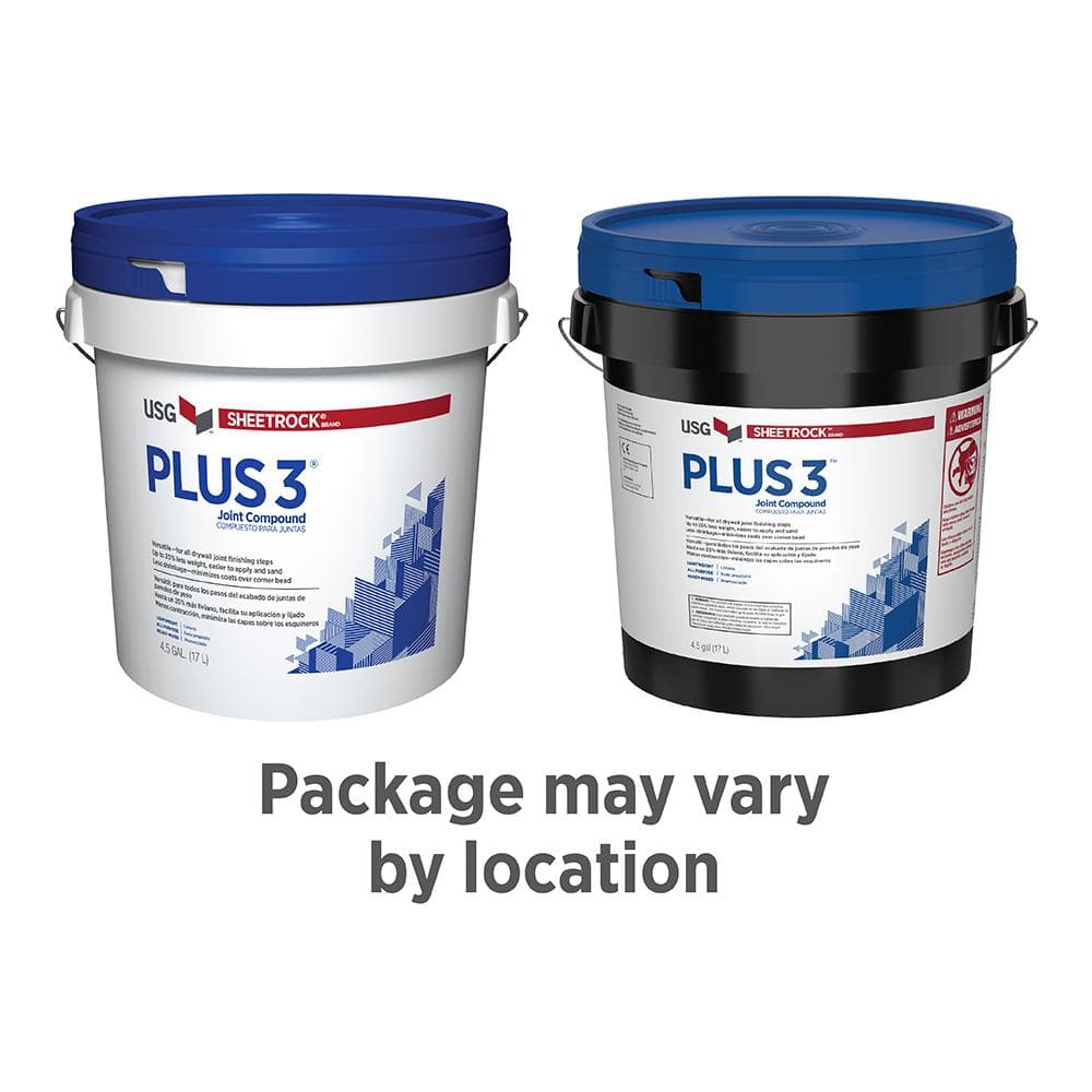 USG Sheetrock Brand 4.5 gal. Plus 3 Ready-Mixed Joint Compound – PROARB