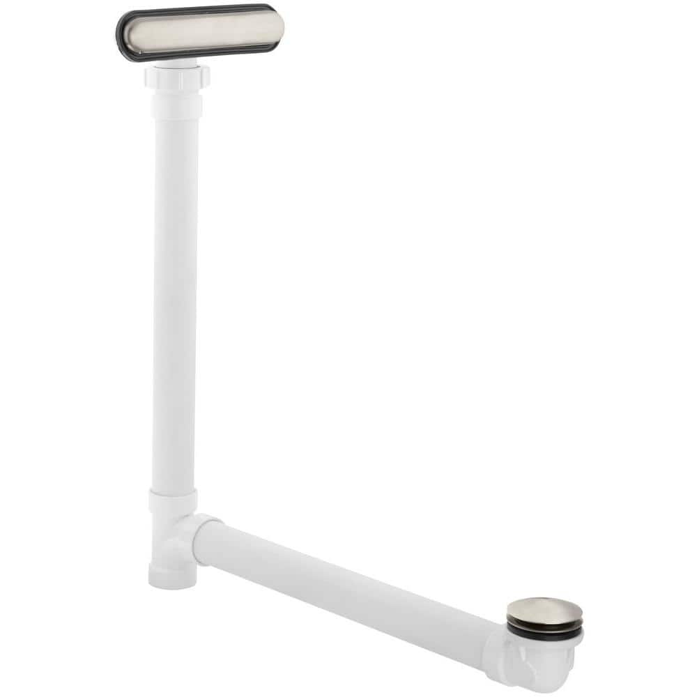 KOHLER Clearflo Slotted Overflow Bath Drain in Vibrant Brushed Nickel ...