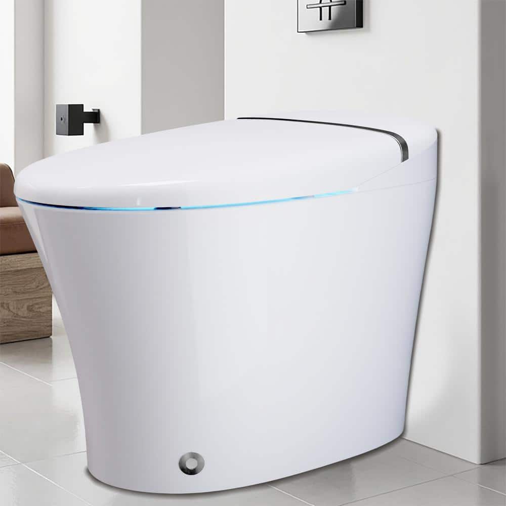 ANZZI ENVO Spirit Smart Bidet Toilet with Remote Control, Auto Flush ...