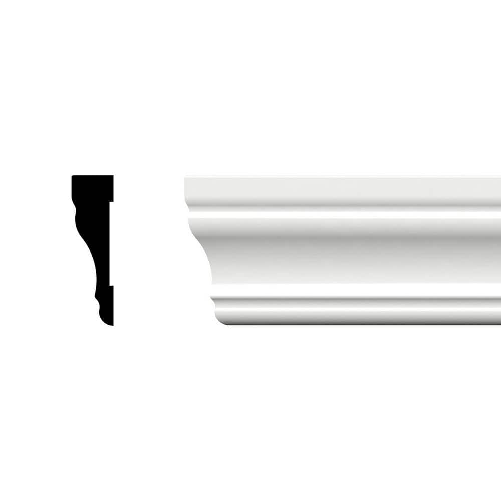 Ekena Millwork 2-1/4 in. x 5/8 in. x 84 in. Colonial Casing Moulding ...