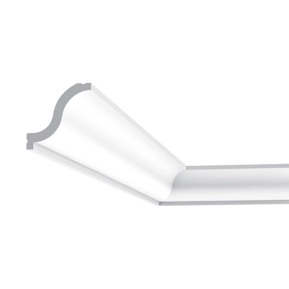ORAC DECOR 2-1/8 in. x 2-1/8 in. x 78-3/4 in. Primed White Plain Polys ...