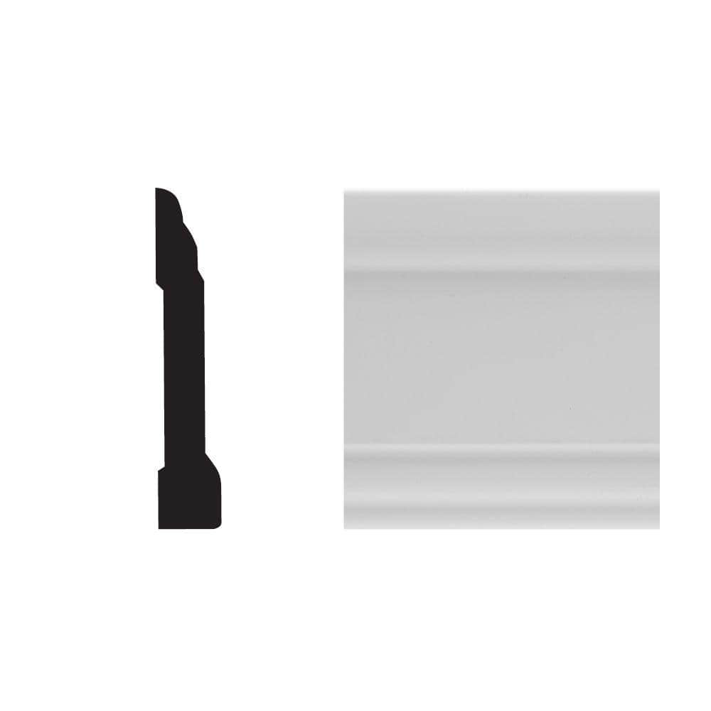 Royal Mouldings 6761 1/2 in. x 2 3/4 in. x 96 in. Finished PVC Composi ...