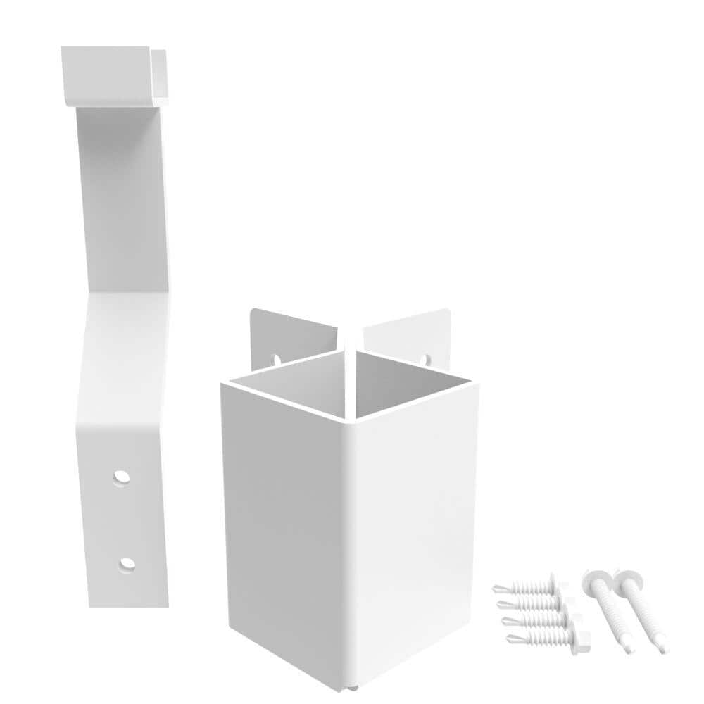 Veranda Aluminum Rail Fascia Mount Out Corner Bracket W – PROARB