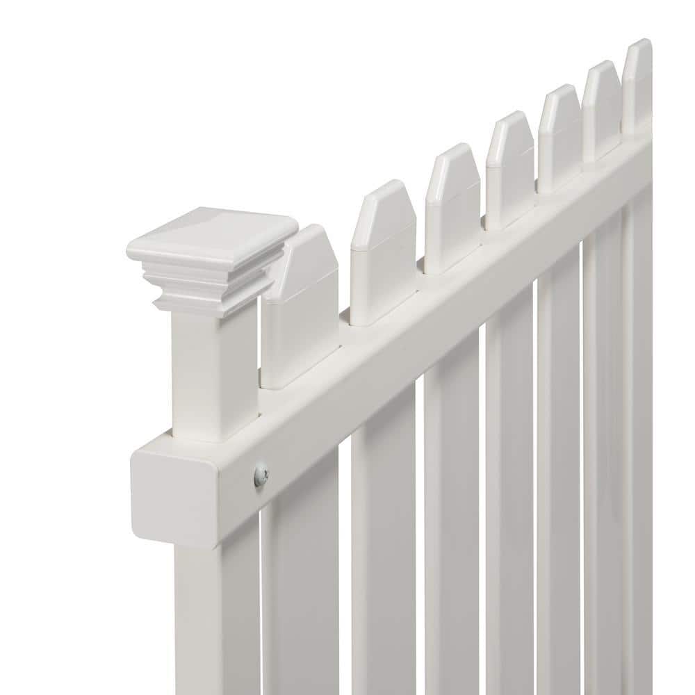 Zippity Outdoor Products Bella Puppy and Garden White Vinyl Fence Kit ...