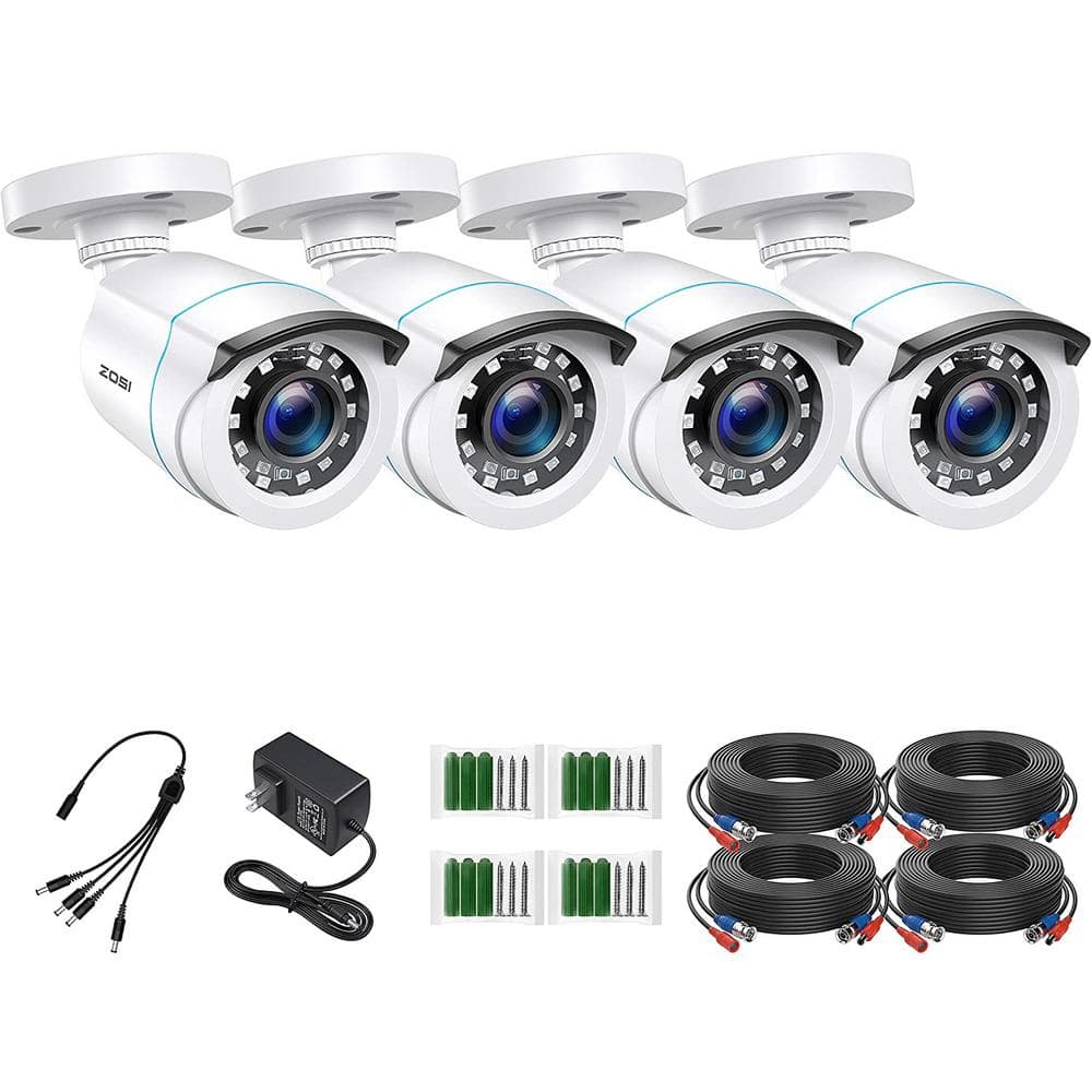 ZOSI Wired 1080p Outdoor Bullet Security Camera Only Compatible with T ...