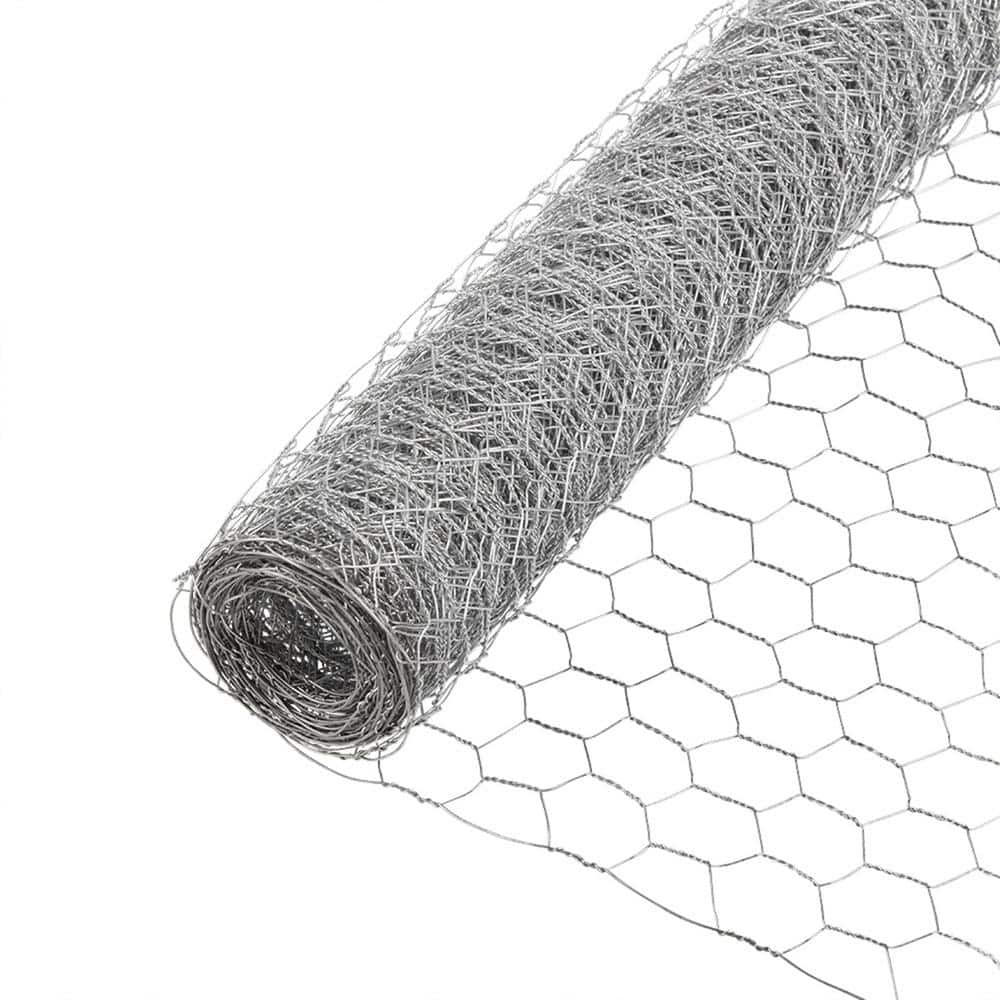 YARDGARD 1 in. Mesh x 1 ft. x 150 ft. 20-Gauge Galvanized Steel Poultr ...