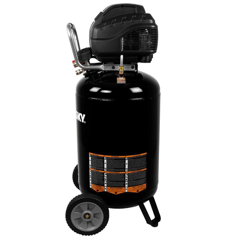 30 Gal. 175 PSI High Performance Oil Free Portable Electric Air Compre ...